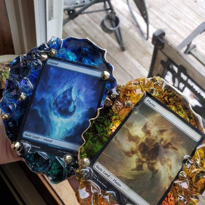 Aurora Borealis Magnets/mini Paintings - Etsy