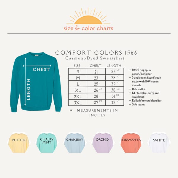 District DT6000 Size + Color Chart | EDITABLE Canva Template | DT6000 ...