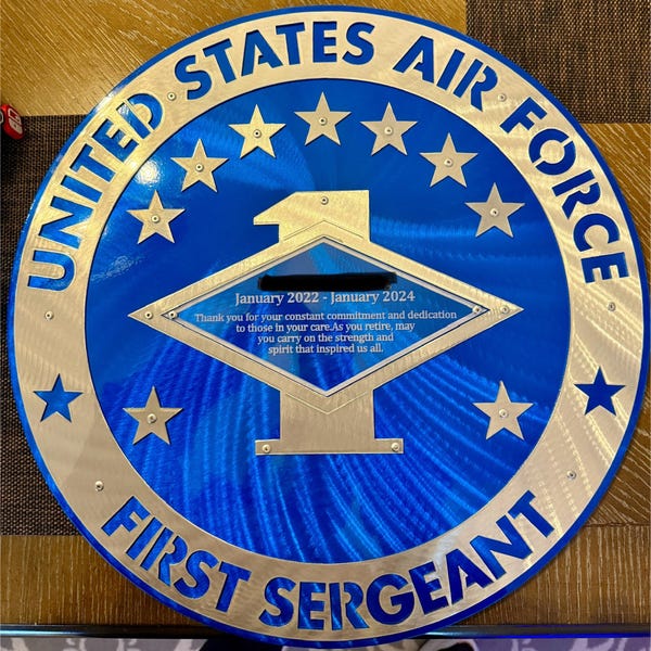 Air Force First Sergeant Patch - Etsy