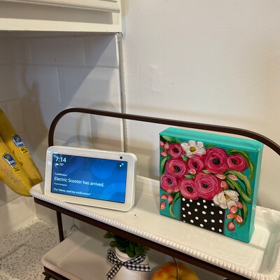 Whimsical Roses Painting Bright Color Painting Roses Art - Etsy