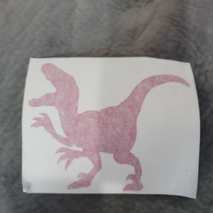 Veloster Raptor velociraptor Dinosaur Silhouette Car Truck Van Window ...