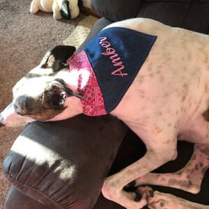 Personalized Autism Awareness Bandana Puzzle Dog Collar | Etsy