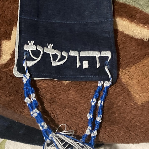 Ancient Days Tallit | 2 Color 100% Linen Medium Weight | Prayer Shawl ...