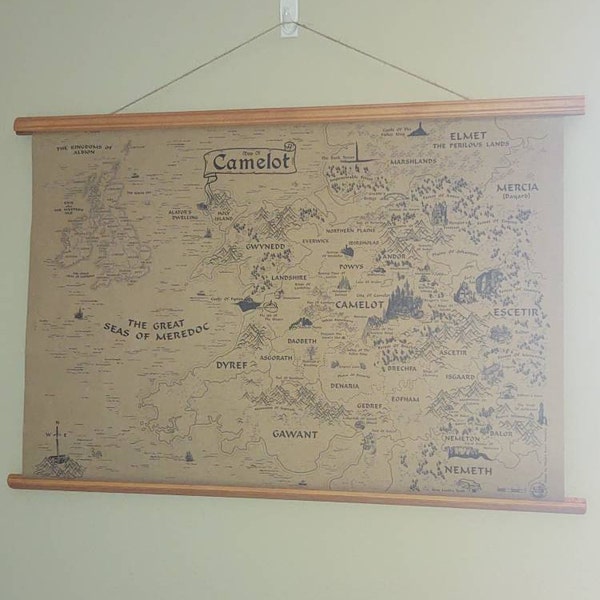 Map of Frank Herbert's DUNE Series, Arrakis World Map 70*100cm, Caladan ...
