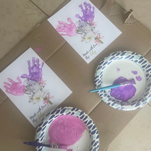 Footprint Craft Printable, Beach Summer, Boys and Girls Crafts ...