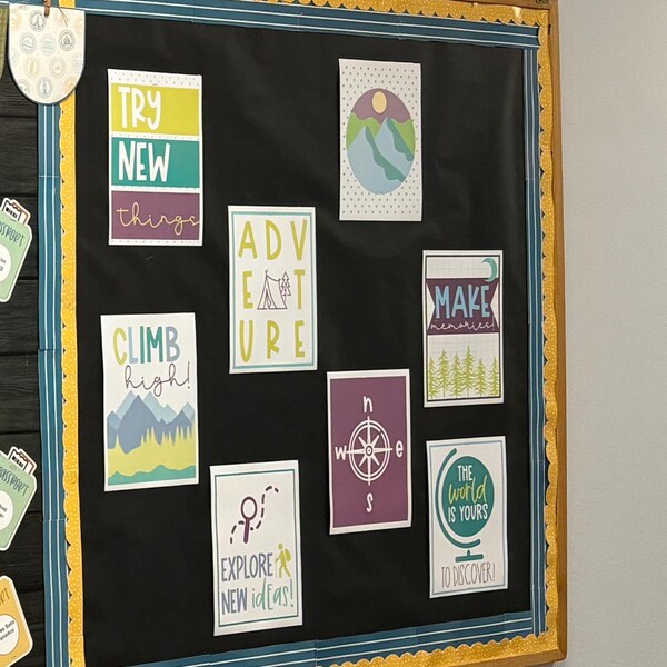 BULLETIN BOARD BORDERS - Bold & Bright Collection | Classroom Bulletin ...
