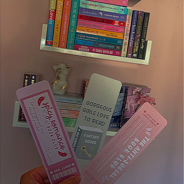 The Anti-social Book Club Bookmark | Feminist Bookmark | Bookmark ...