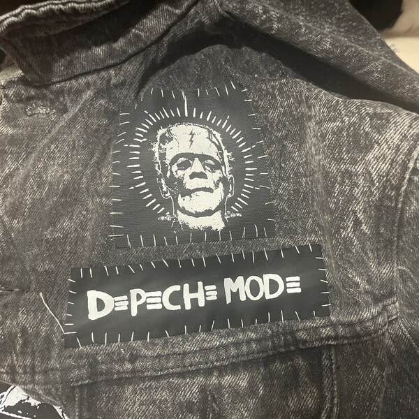 Depeche Mode Post Punk Sew-on Fabric Patches - Etsy