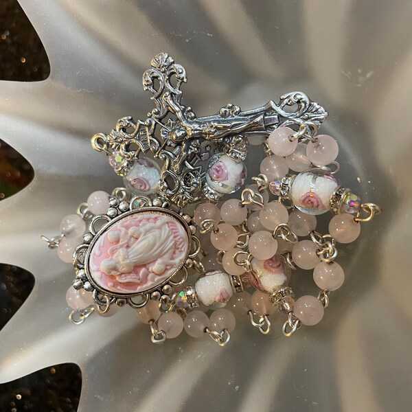 Stella Maris Our Lady of Garde Chrysocolla Azurite & Blue Sea Sediment ...