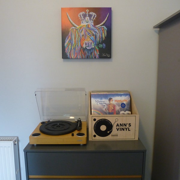Personalised Vinyl Record Storage Box - Etsy