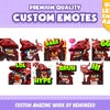 9x Custom Emotes for Twitch, Youtube, Discord or Facebook / Custom ...