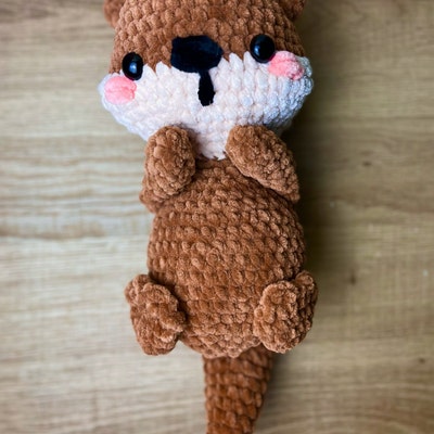 Amigurumi Otter Pattern, Plush Pattern, PDF Pattern, Stuffed Otter Toy ...