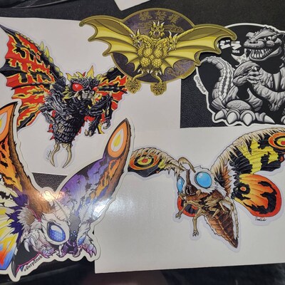 Chibi Kaiju 13 Mothra Leo 1998 Clear Sticker - Etsy