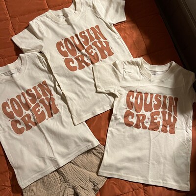 Cousin Crew Toddler Shirt Boho Retro Kids Shirt Cute Cousin Natural Toddler Tee - Etsy