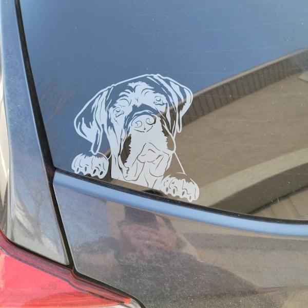 Cane Corso Decal | Peeking Cane Corso Decal | Cane Corso Sticker ...
