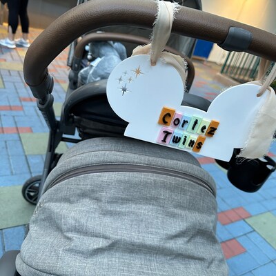 Disney Inspired Stroller Tag - Etsy