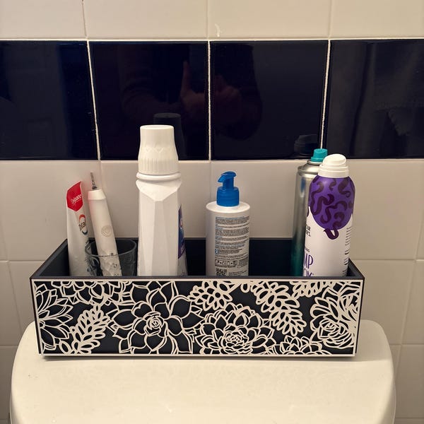 Toilet Tank Box | Bathroom Toilet Storage | Storage Box | Toilet Tank ...