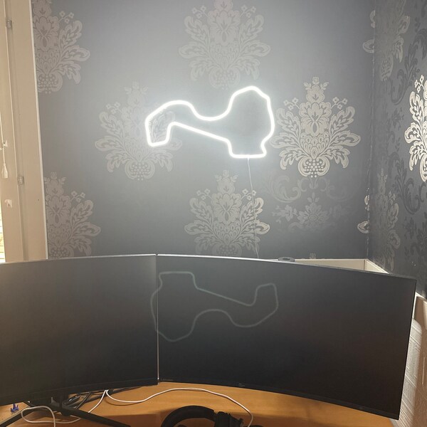 Amg Car Neon Sign / Neon Sign / Logo Neon Sign / Neon Sign Bedroom ...