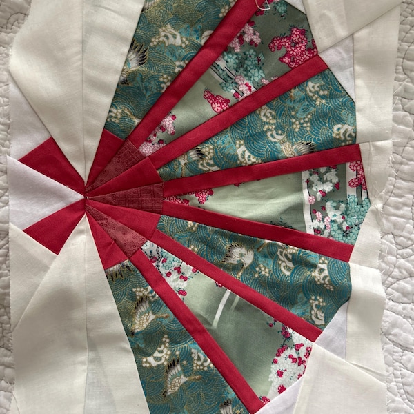 Hibiscus Flower Quilt Block FPP (foundation Paper Piecing) - Printable ...