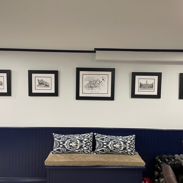 Penn State Wall Art Bundle | Penn State Gift | Penn State Wall Decor ...