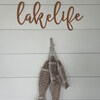 Lakelife Metal Sign - Lake Decor - Lakehouse Sign - Metal Words - Lake ...