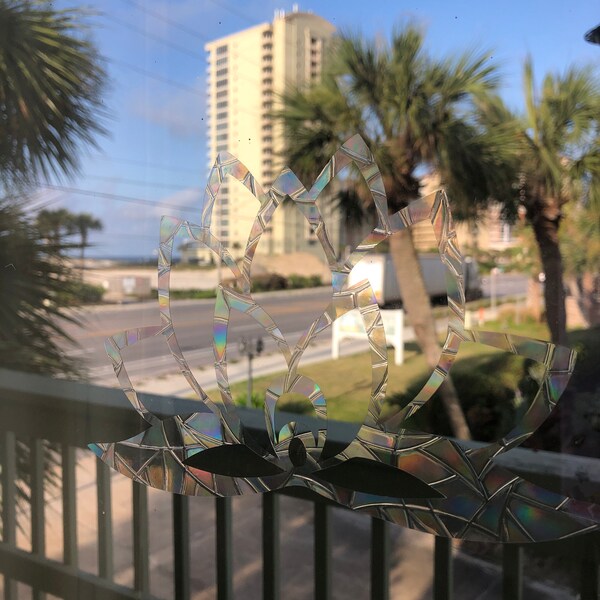Lotus Flower Window Gems Static Window Clings Alert Birds to Windows ...