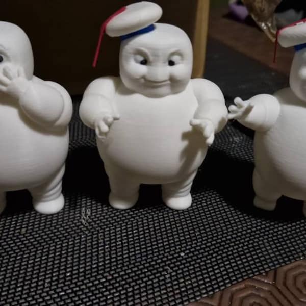 Mini Puft Stay Puft Set of 3 Ghostbusters With Heads - Etsy