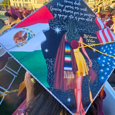 Master Social Worker Graduation Cap Topper, Customized Social Work Grad ...