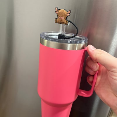 Highland Cow Straw Topper Cover for Straws 8mm or 10mm Opening - Etsy