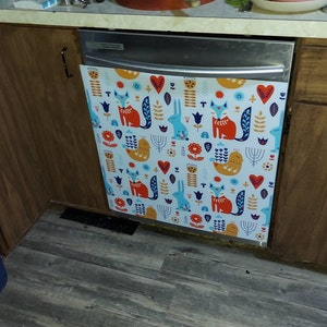 Solid Color Magnetic Vinyl Fridge Skins Cover Your Beat-up Refrigerator ...