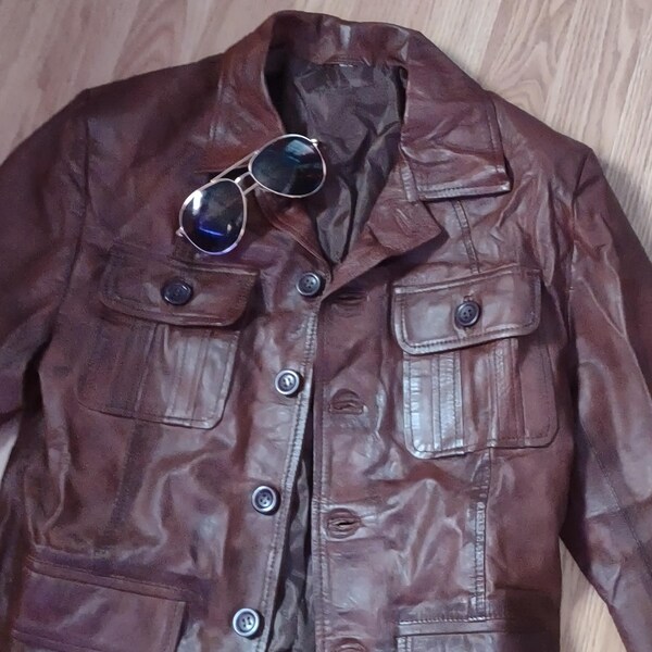 Cyberpunk 2077 Solomon Reed Costume Black & Red Leather Coat Cyberpunk ...