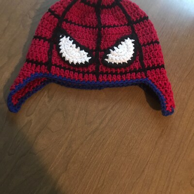 Crochet PATTERN Superhero Spider Web Hat Baby to Adult Size - Etsy Canada