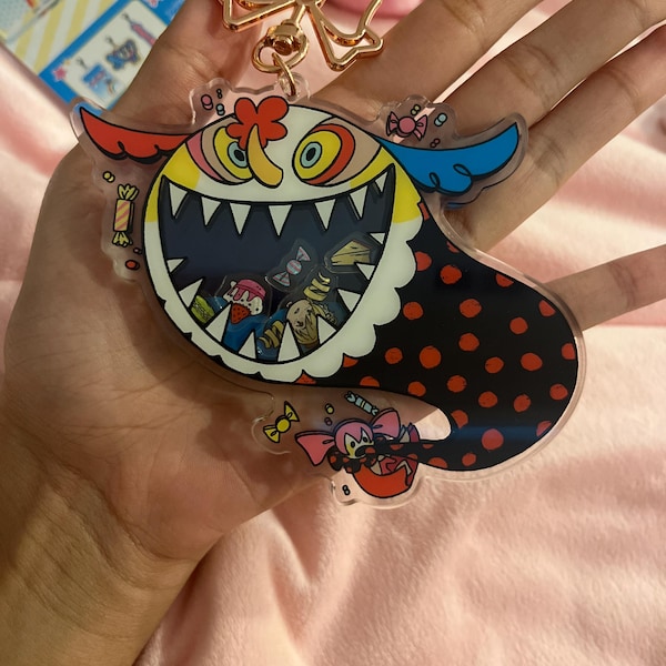 Alive Out of Spite Acrylic Keychain Colorful Hand Lettered Dark Humor ...