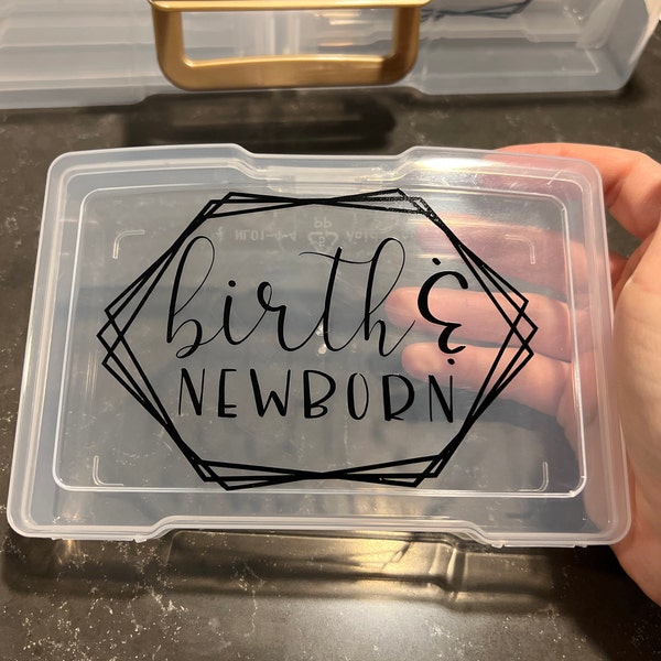 Hexagon - First Year Photo Box | Baby Memory Box | Photo Album | Baby ...