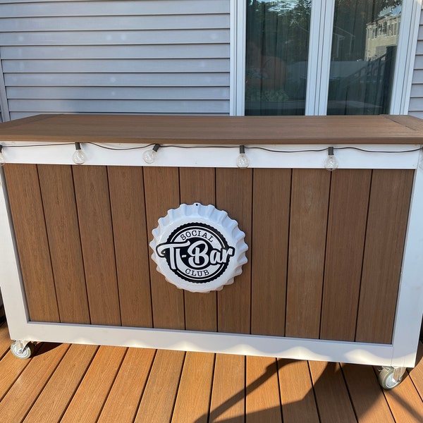 Customizable Bottle Cap Sign - Etsy