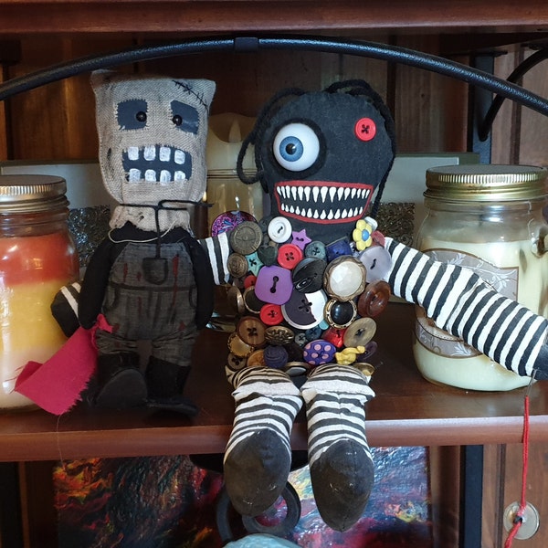 Creepy Sack Man Art Doll, Creepy Cute, Scarecrow Doll, Creepy Doll ...