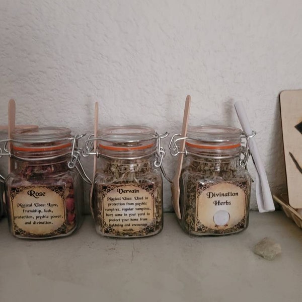 Vervain Herb & Jar - Etsy