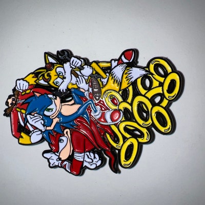 Team Sonic Large Pin multiple Options - Etsy