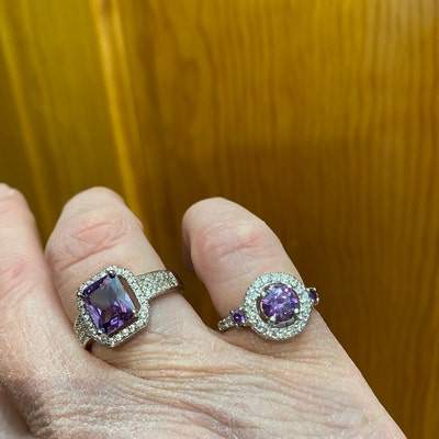 Blue Topaz Women Ring Large Rectangle Gemstone Ring - Etsy