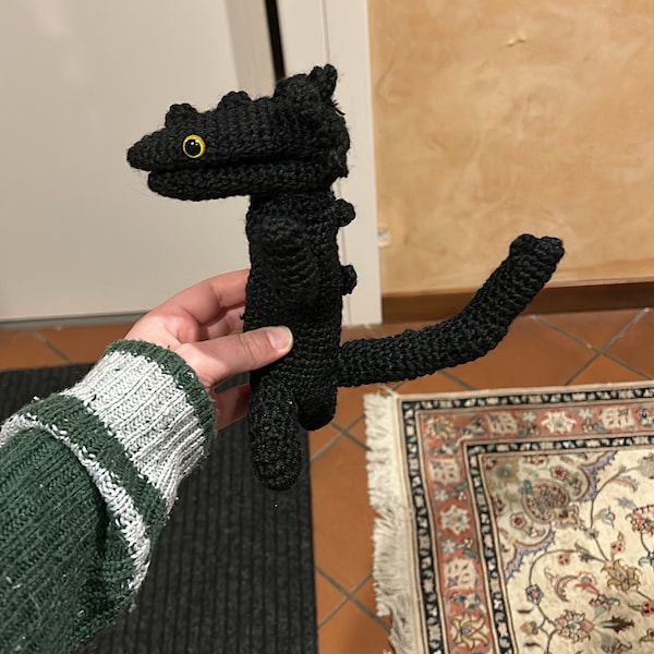 Crochet Dancing Toothless Meme Amigurumi (dancing Dragon) Instant ...