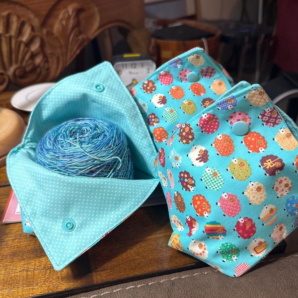 Yarn Keeper Bento Style Yarn Bowl Sheep Print - Etsy