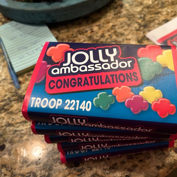 Customizable Junior Scouts 3.5 Oz Junior Mints Box Wrapper Girl Scout ...