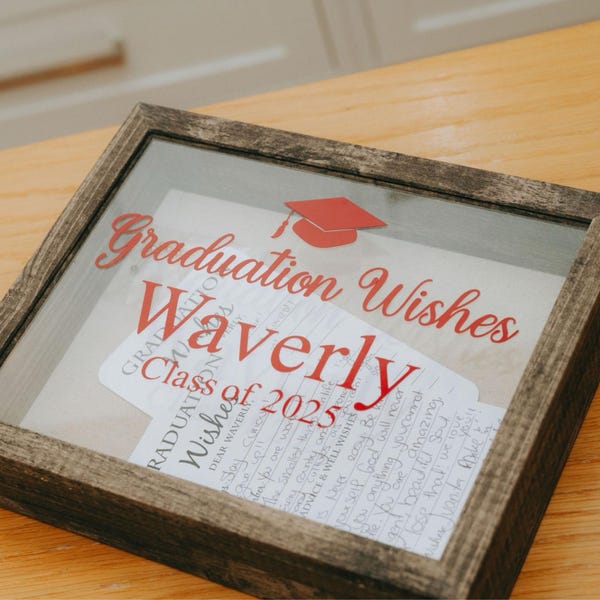 Graduation Wishes, Words of Wisdom, Personalized Jar Decal, Gifts for ...