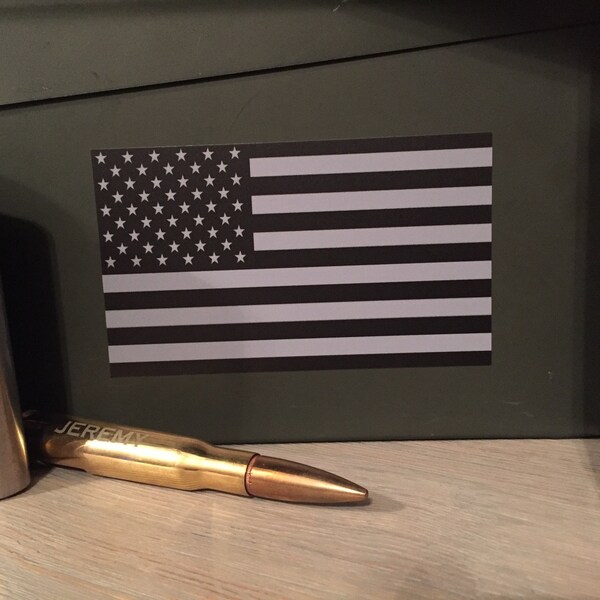 American Flag Tactical Subdued Vinyl Decal Sticker V2 - Etsy