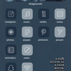 400 Fargo App Icons Ios 14 Blue Icons Winter Aesthetic Icon | Etsy