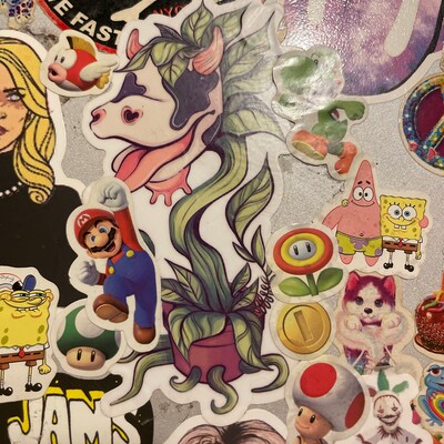 Sims Cow Plant Sticker - Etsy