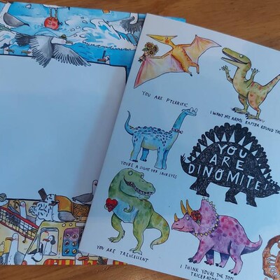 You Are Dinomite Anniversary Card for Husband or Wife Dinosaur Puns ...