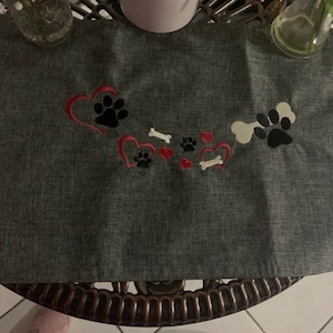 Embroidery Design Paw Print Machine Embroidery Design Dog Paw ...