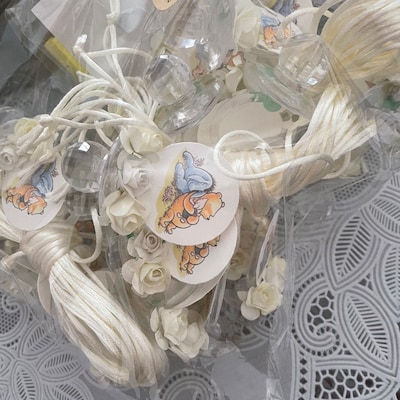 12 Jungle Safari Baby Shower Pacifier Necklaces Favors Baby Shower ...