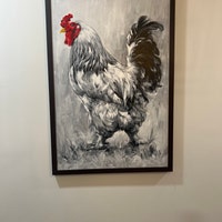 Hand Painted Impressionist Eagle Painting on Canvas Modern Colorful Animal Art ARTIST ...